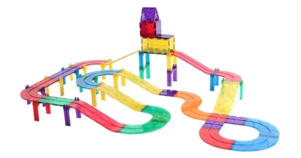 Magnetic Car Race Track 136pcs