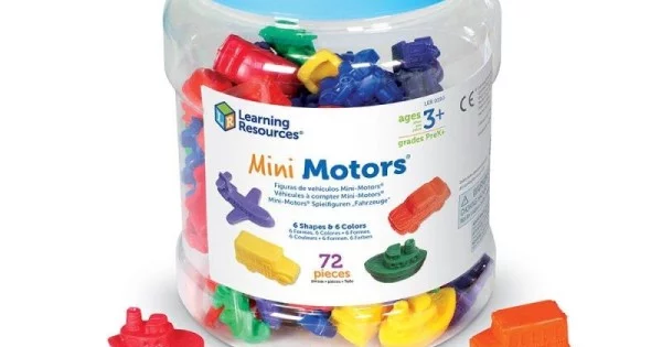 Learning Resources - Mini Motors Counters (set Of 72)