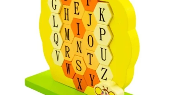 Bee Alphabet Stacking Game