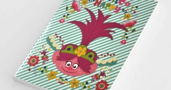 Trolls Notebook A4 English