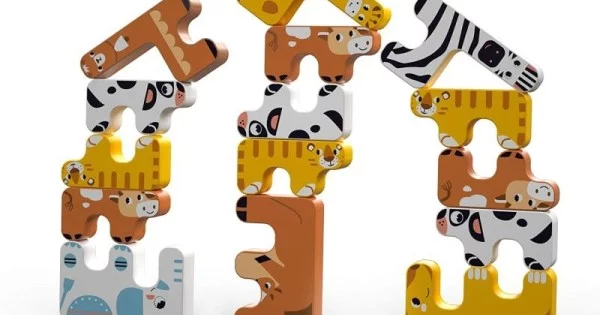 Tumama Animal Stacking Blocks - Zoo