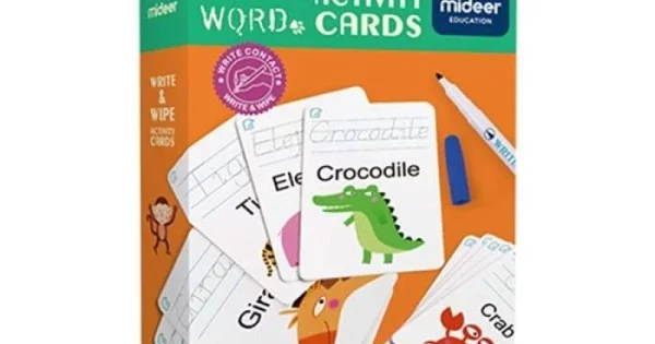 Mideer - Write & Wipe Cards Words